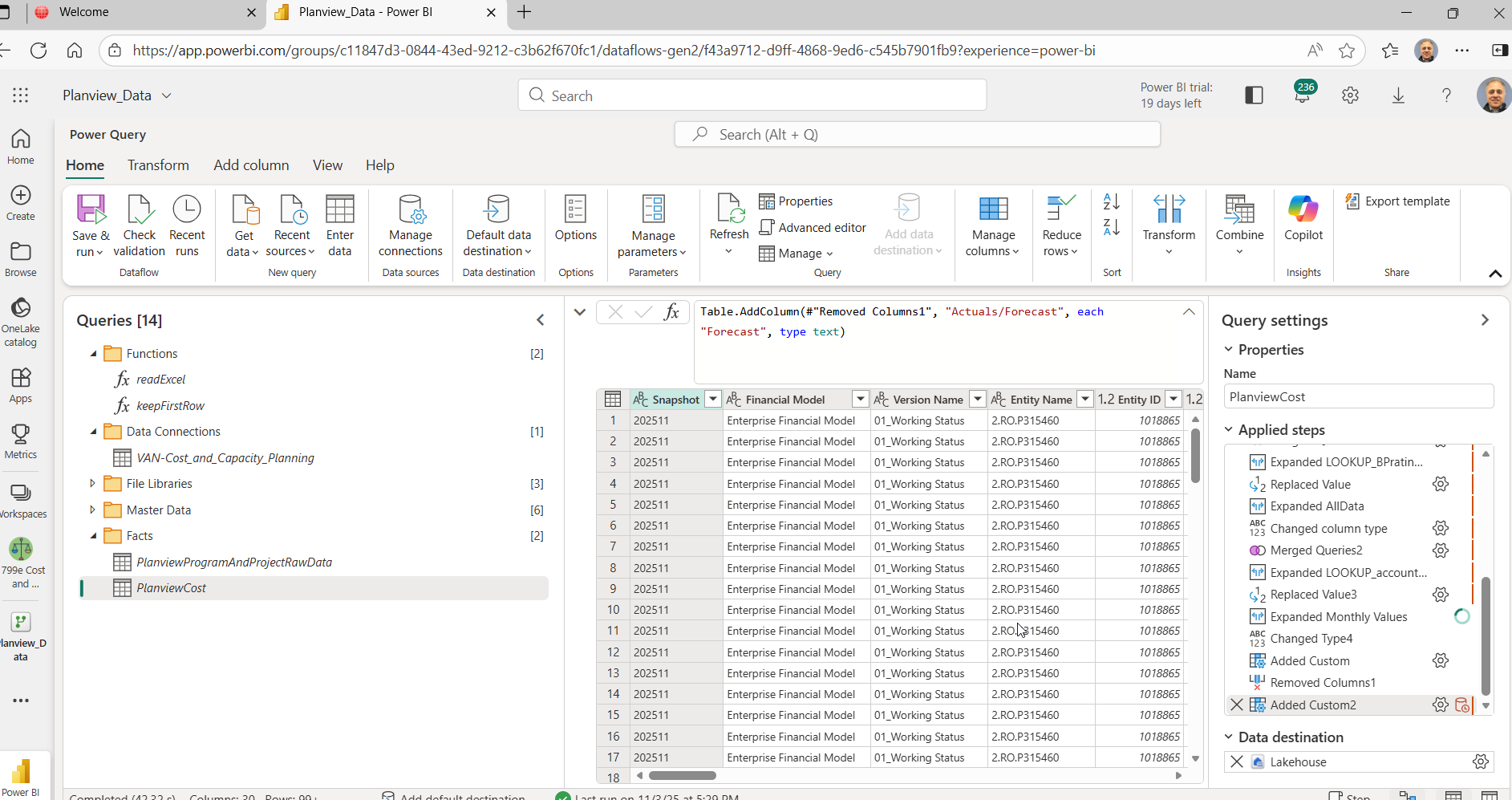 Re: Blank Lakehouse Table after Dataflow Gen2 exec... - Microsoft ...