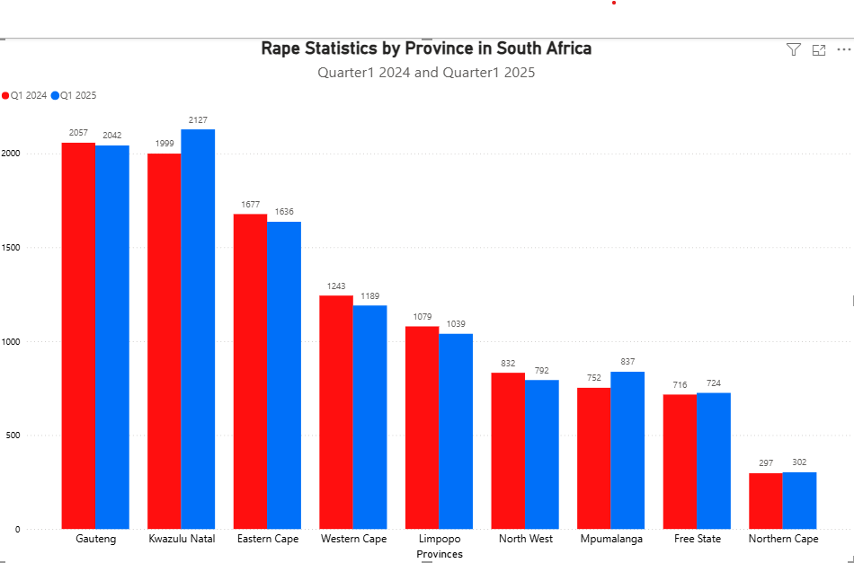 Rape Statistics by Province in South Africa - Microsoft Fabric Community