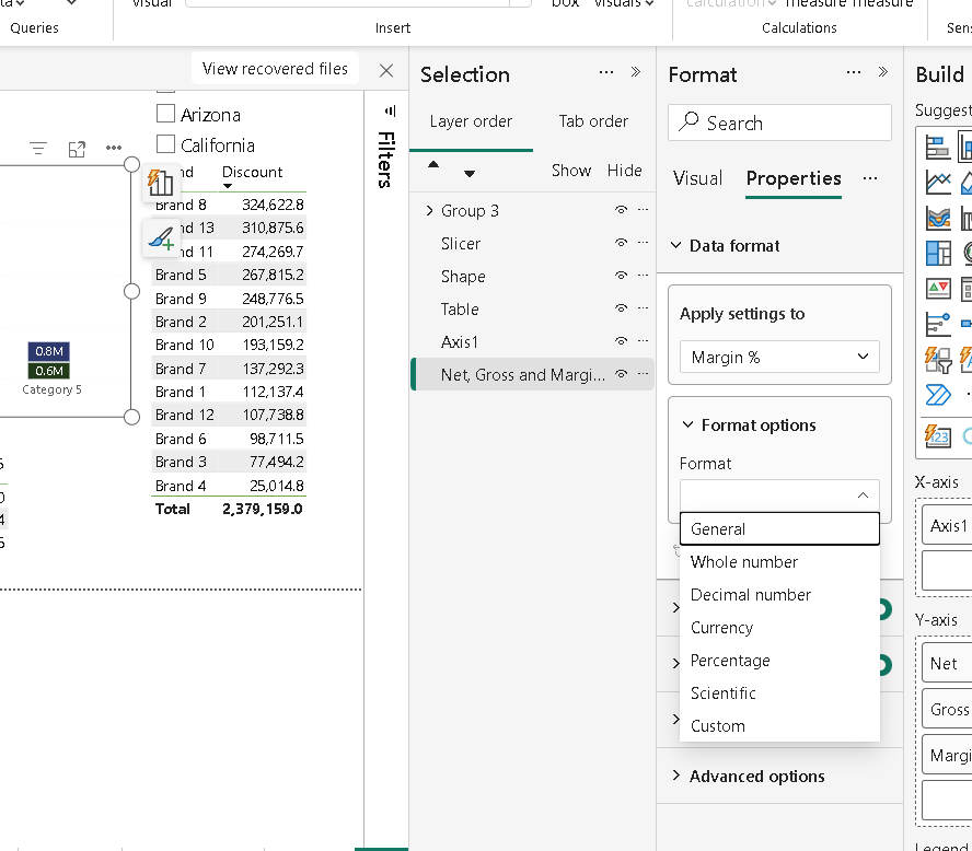Solved: Getting K% in my data labels for the 100% stacked ...