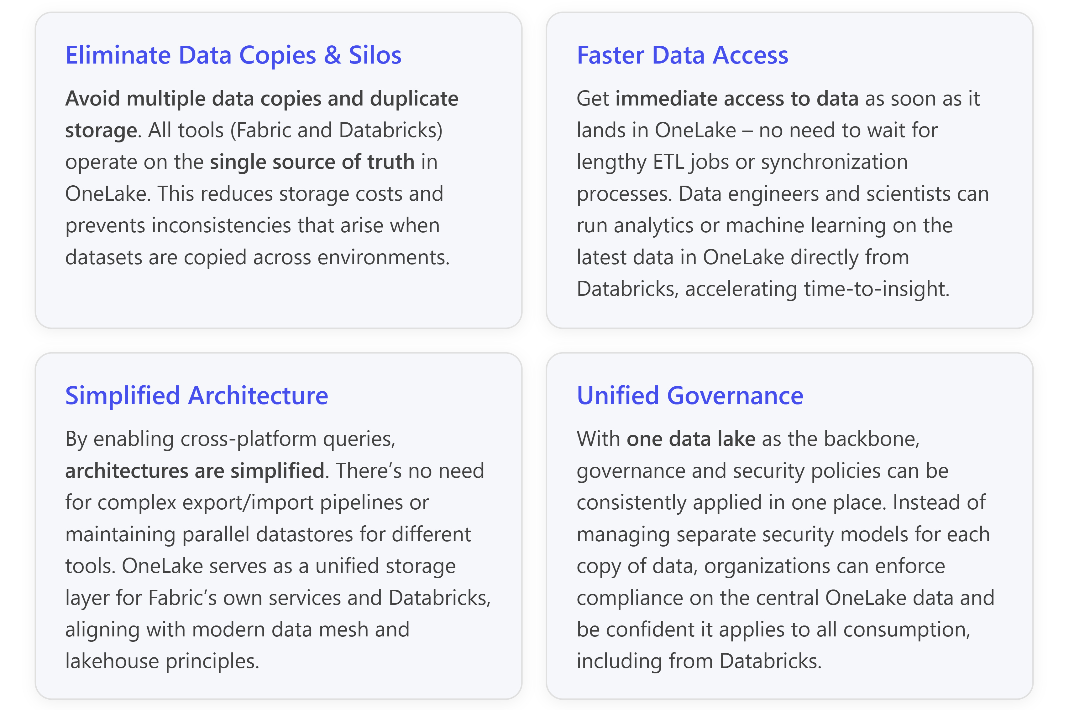 Zero-Copy Access to One ake Data in Azure Databric... - Microsoft ...