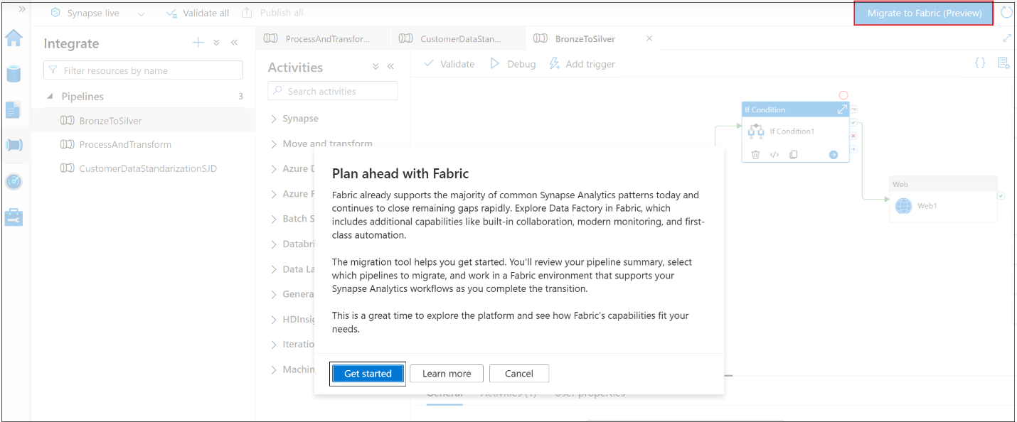 Upgrade your Synapse pipelines to Microsoft Fabric... - Microsoft ...