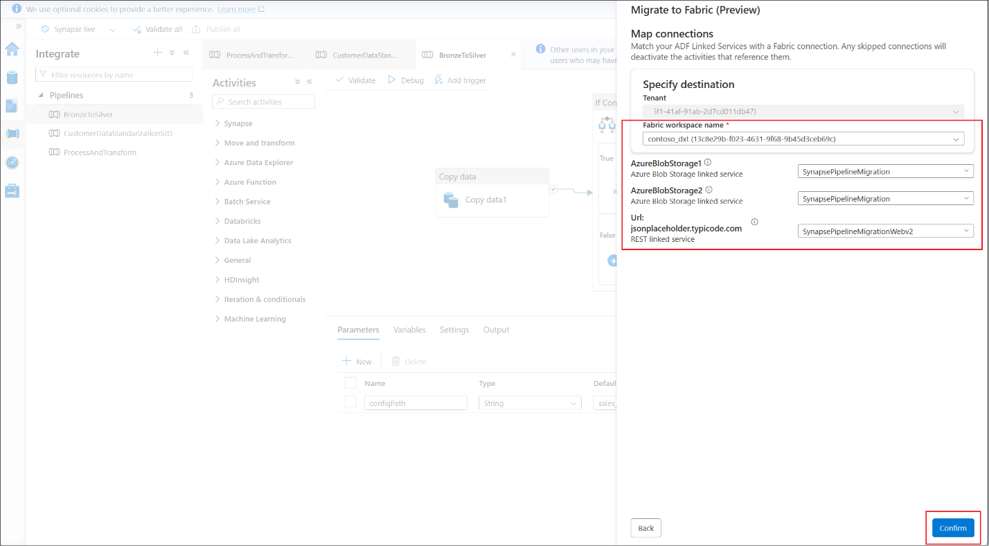 Upgrade your Synapse pipelines to Microsoft Fabric... - Microsoft ...