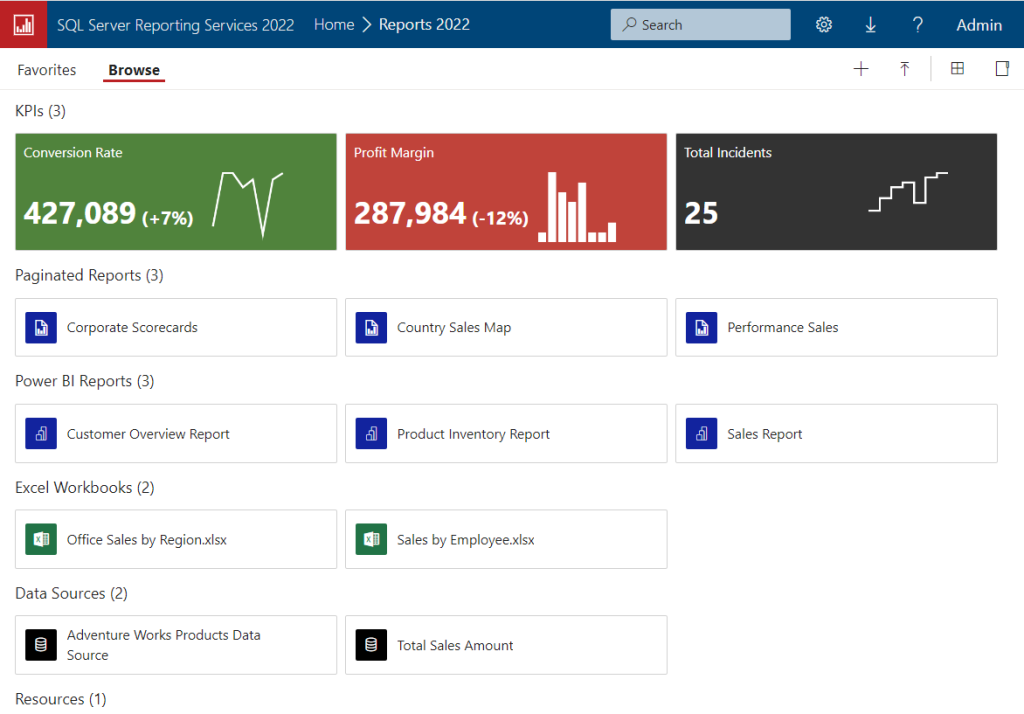 SQL Server Reporting Services 2022 - Microsoft Fabric Community