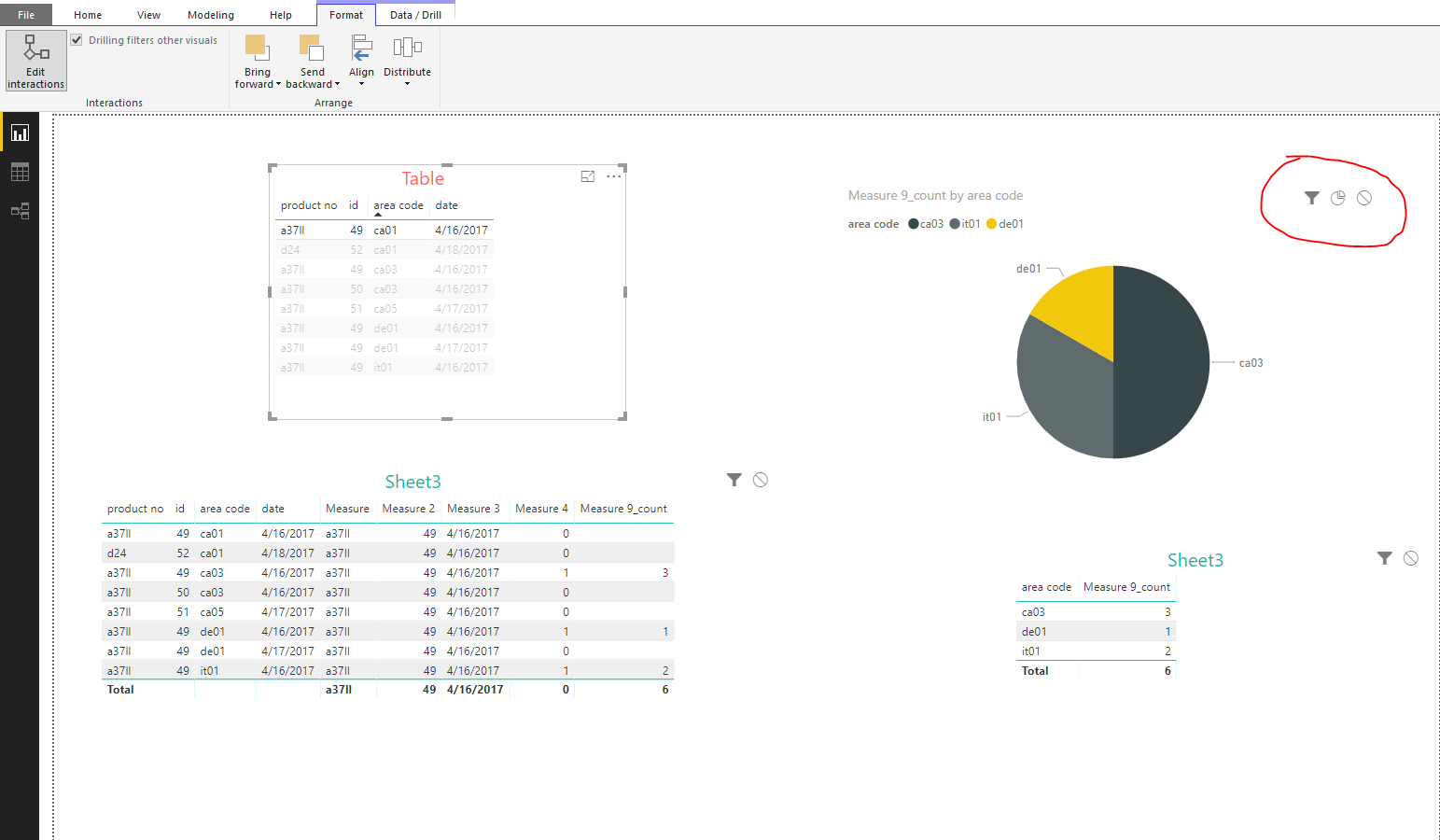 Solved: How to represent the different data after you clic ...