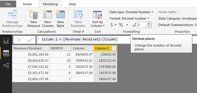 Solved: Difference between monthly sales, not cumulative t ...