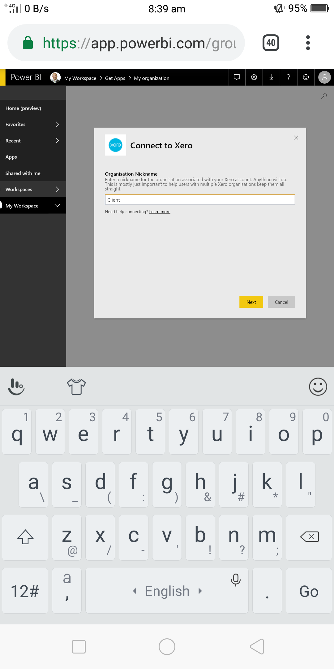 We couldn't install Xero app - Microsoft Fabric Community
