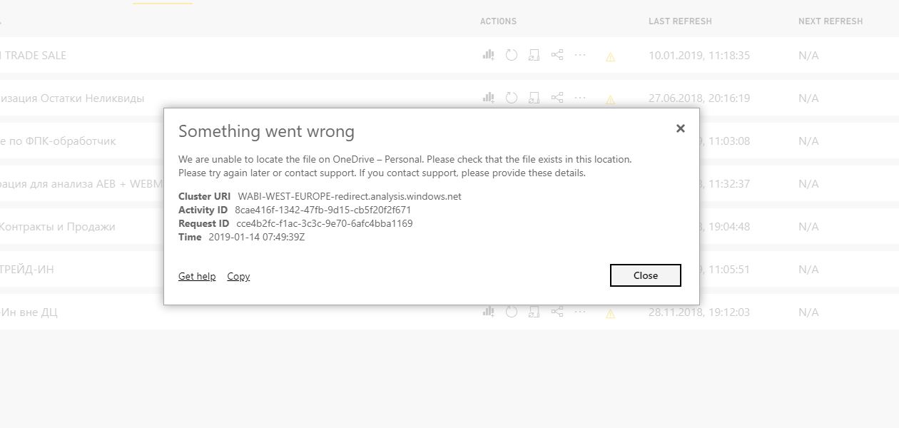 Solved: Refreshing data through Onedrive - Microsoft Fabric Community