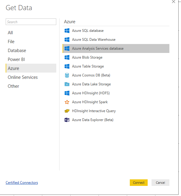 Solved: SSRS (Paginated Report) to Azure Analysis Services ...