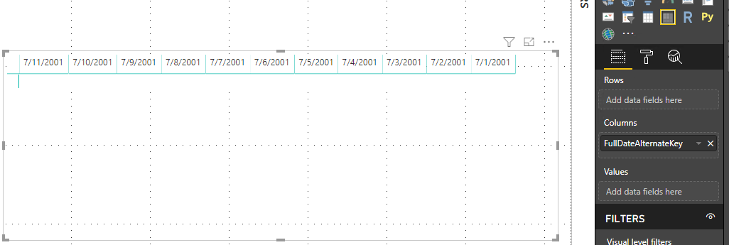 How to sort the matrix column header values - Microsoft Fabric Community