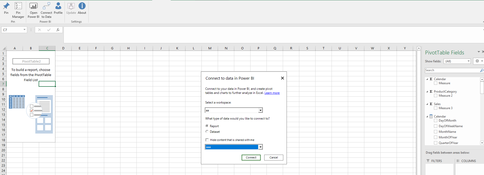 Solved: Power BI publisher for Excel not working - Microsoft Fabric ...