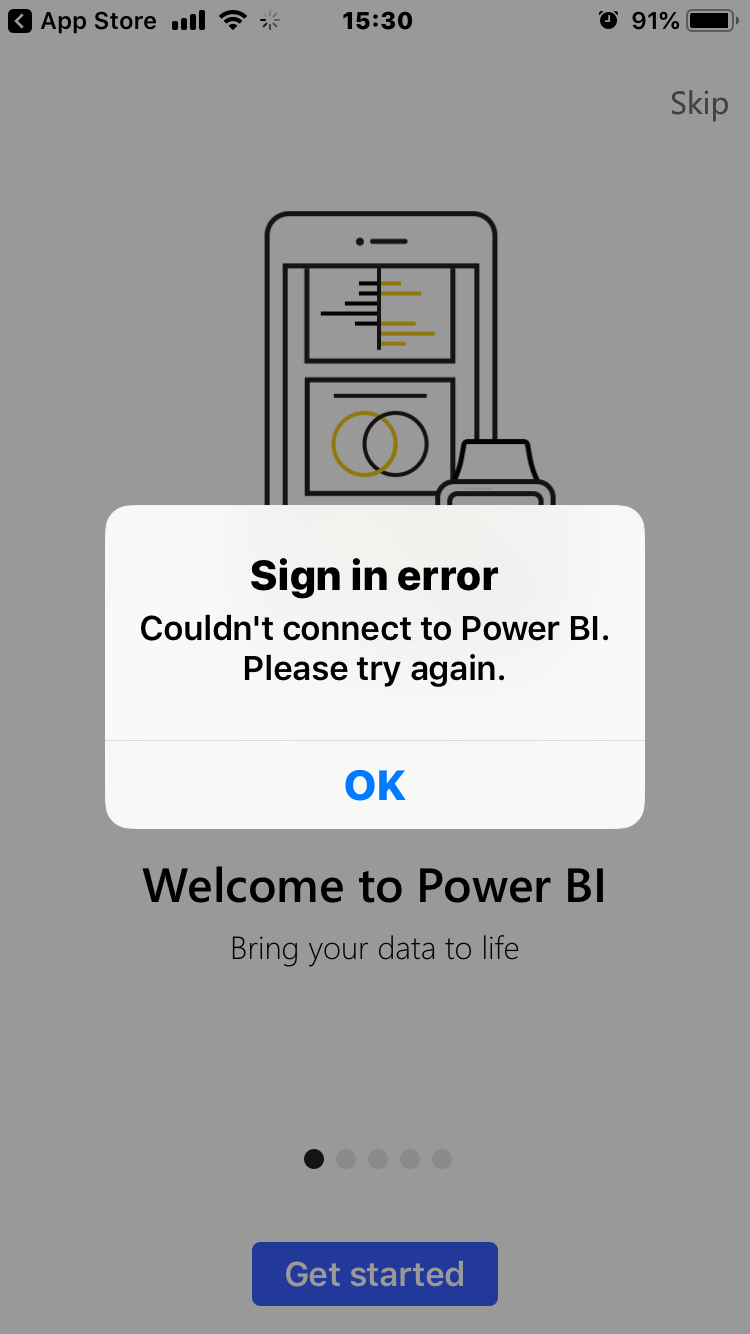 Solved: iOS Power BI 17.3 / iPhone 8 / iOS 12.1.3 login is ...