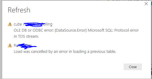 Getting an error while fetching records through im... - Microsoft ...