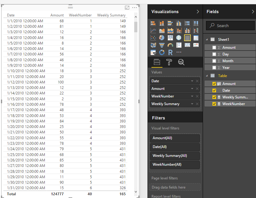 Solved: Re: creating a summury table from existing PBD tab ...