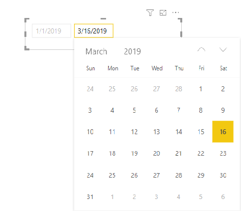 single date picker in powerbi - Microsoft Fabric Community