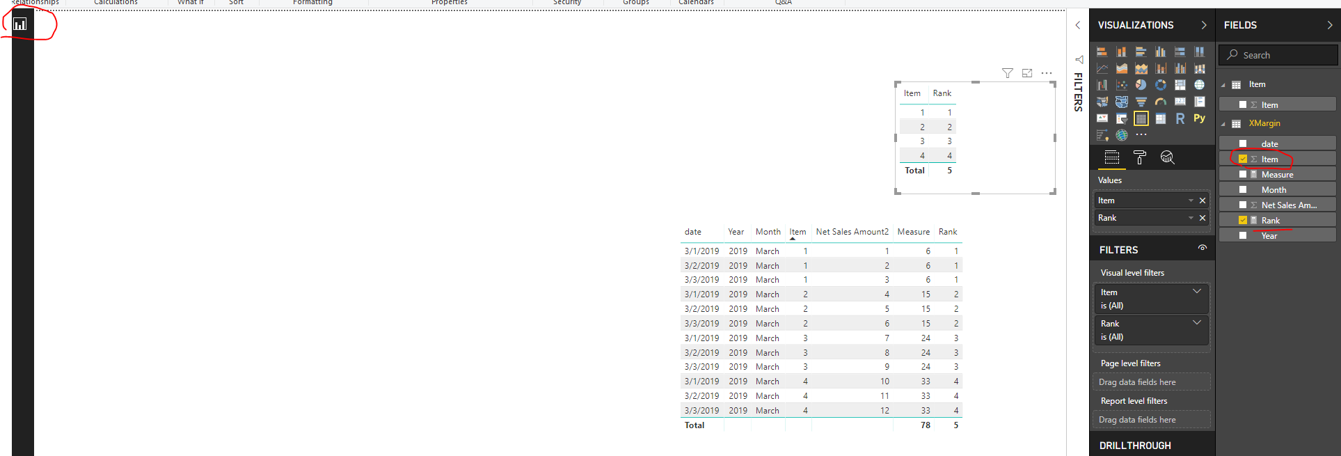 Rankx with Read Only Tables - Microsoft Fabric Community