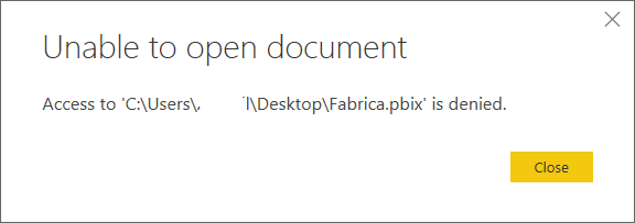 Solved: Unable to open document (or deleting it) - Microsoft Fabric ...
