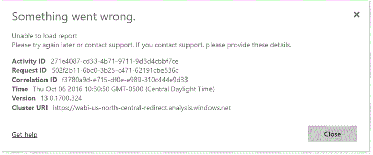 Error creating Adobe analytics content pack - fail... - Microsoft ...