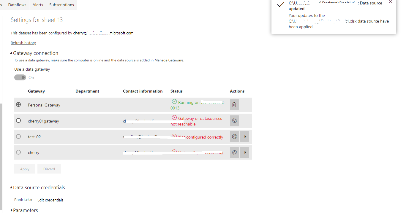 Personal Gateway with Domain in one server - Microsoft Fabric Community