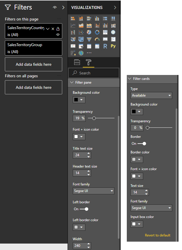 New Filter Pane Visual Level Filter Icon Changing ... - Microsoft ...