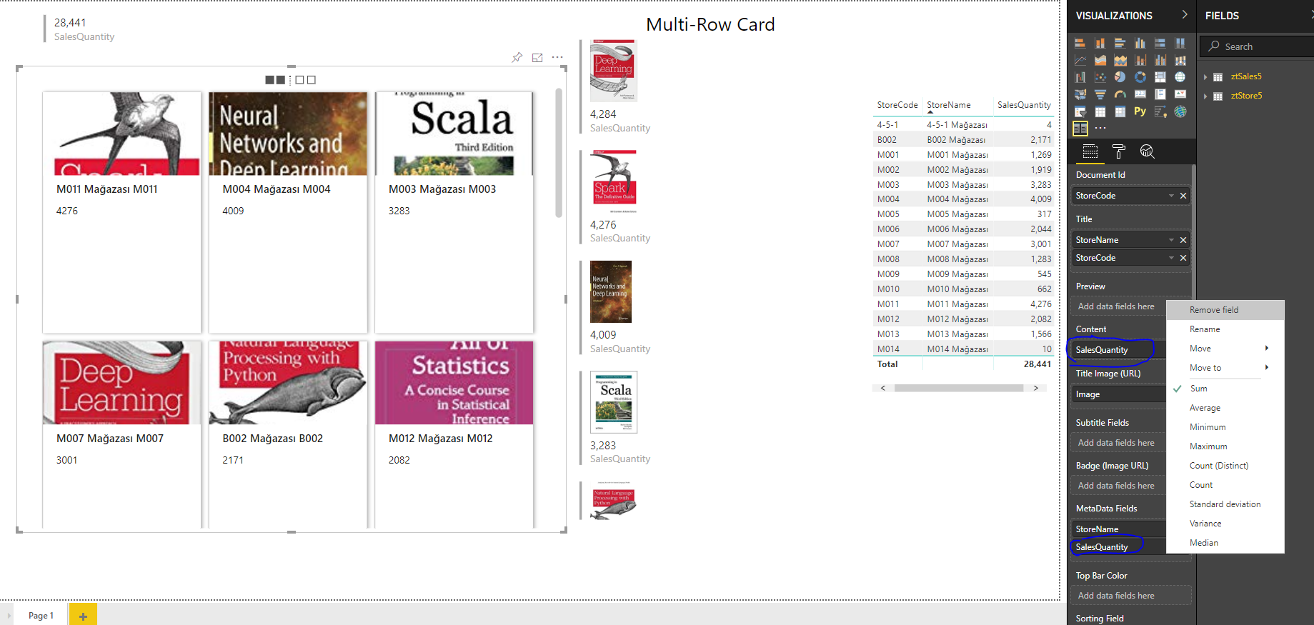 Solved: Wrong Measure Values in Card Browser - Microsoft Fabric Community