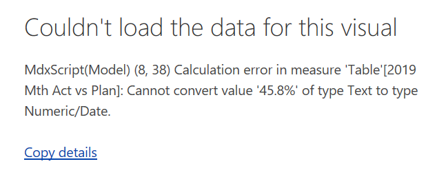 Solved: PBI only recognize % as Text type after using Dax ...