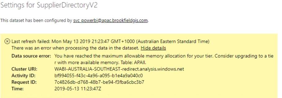 Solved: Refresh Failure Factors - Microsoft Fabric Community