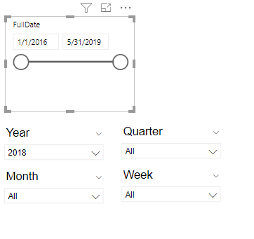 Solved: Using Calendar visual and Year-Qtr-Month-Week Drop ...
