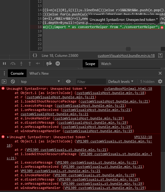 Solved: Error: "Uncaught SyntaxError: Unexpected token *" - Microsoft ...