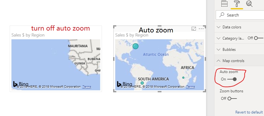 How to lock zoom/view of map - Microsoft Fabric Community