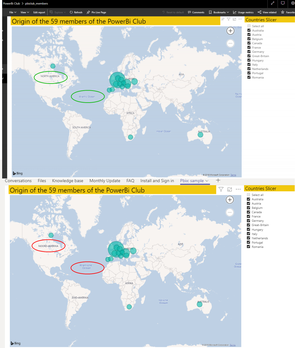 Solved: bing maps and teams. Map translated - Microsoft Fabric Community