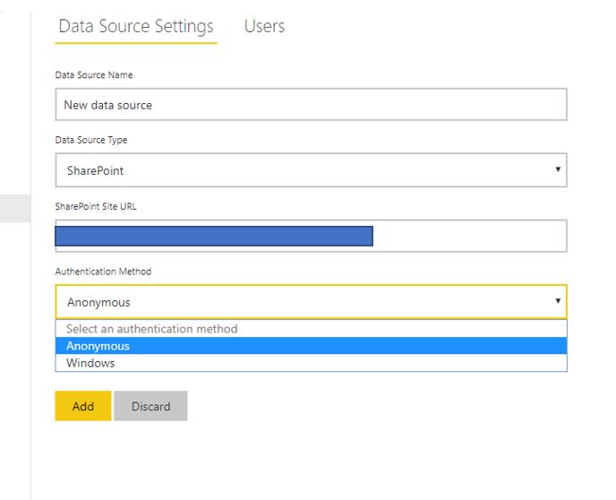 Solved: Direct Query Report Sharepoint Data Source Issue - Microsoft ...