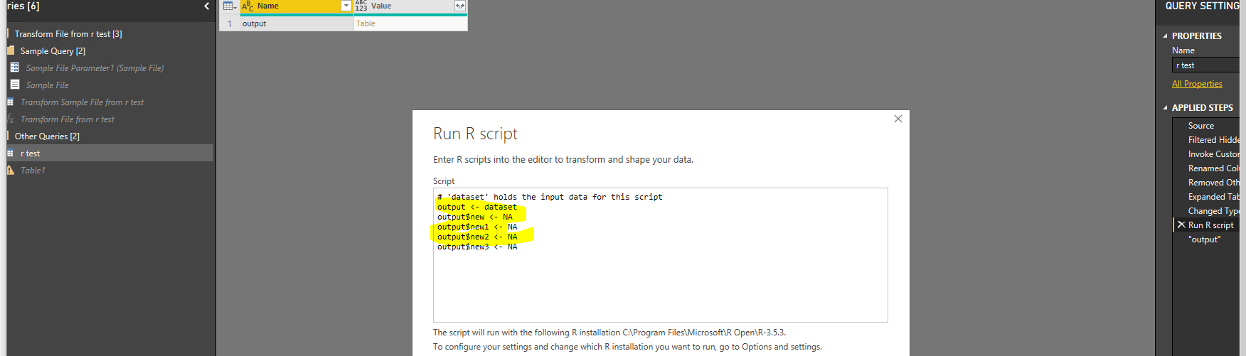 Solved: R script and Python script not working after combi ...