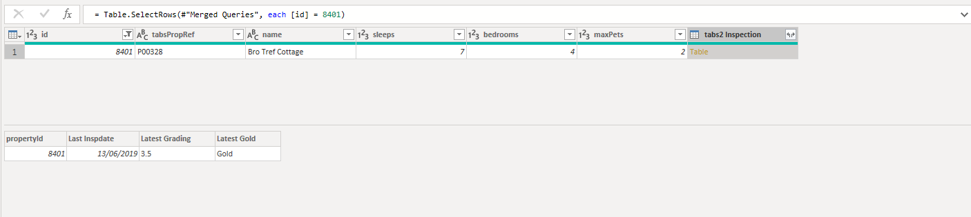 Expanding merged table returning wrong data - Microsoft Fabric Community