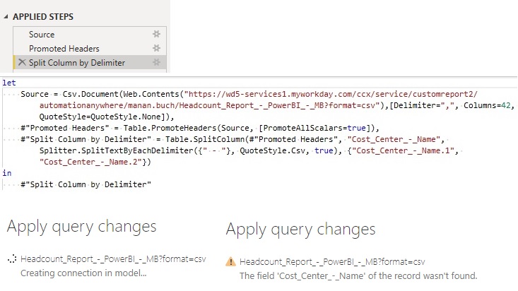 Solved: The field (column name) of the record wasn't found - Microsoft ...