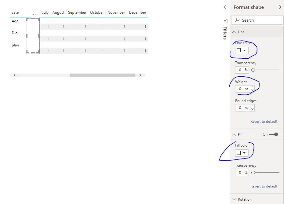 Solved: Matrix with 2 measures Show on Rows Stepped Layout ...