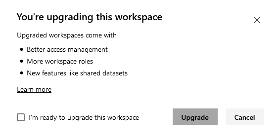 Solved: Broken Link in upgrade workspace - Microsoft Fabric Community