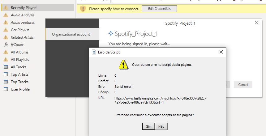 Custom Connector: Script Error when logging in usi... - Microsoft Fabric Community