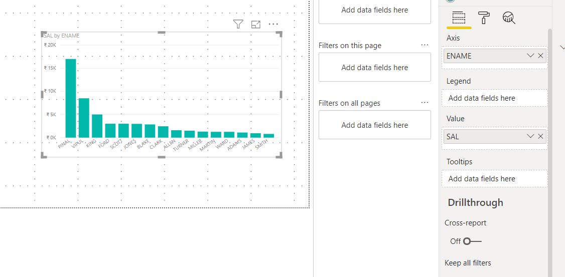 Solved: Too much white space between bar chart and legend - Microsoft ...