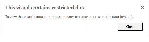 Solved: Report Server Restricted Data Error - Microsoft Fabric Community