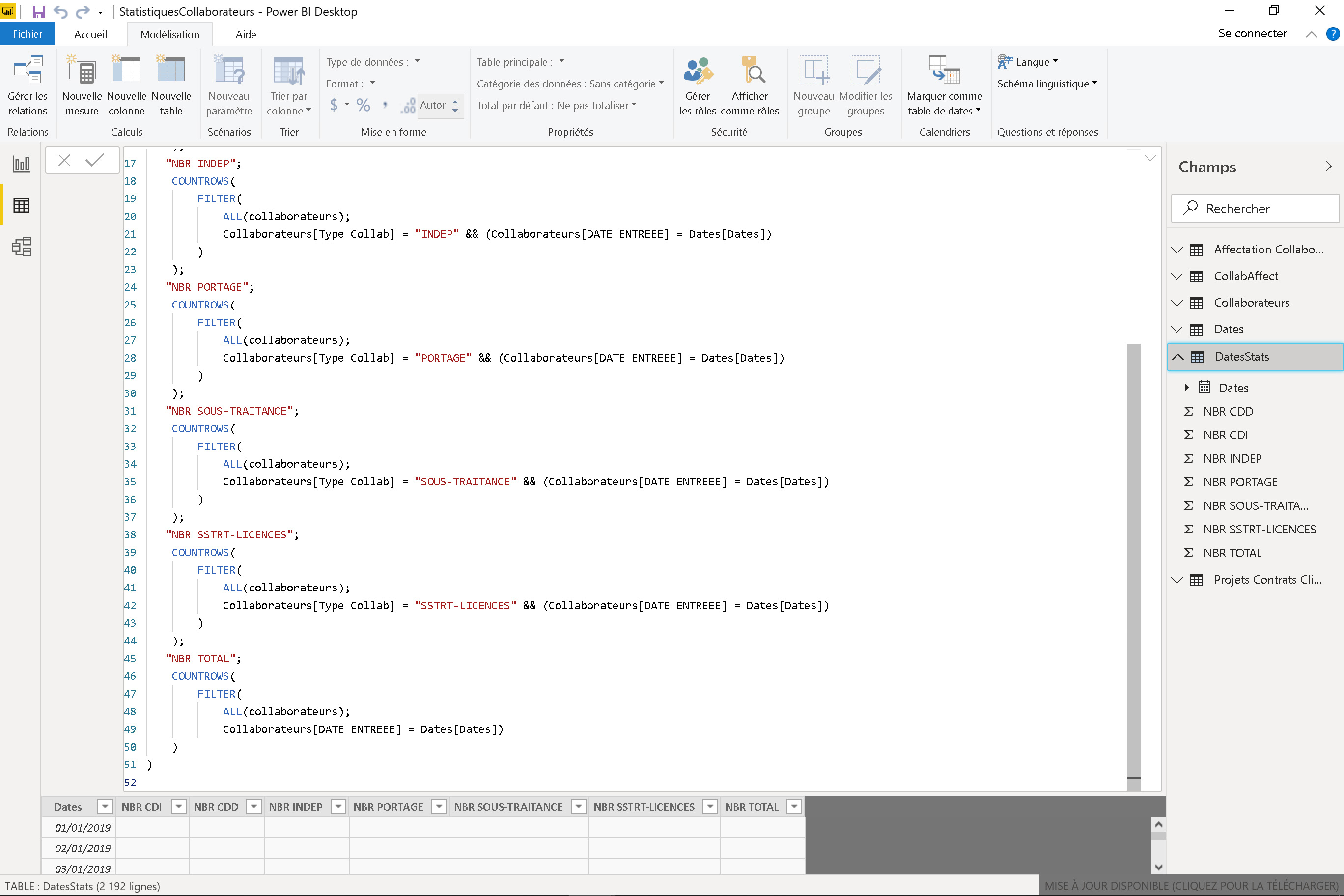 Solved: Creating a new table from 2 others with a calculat ...