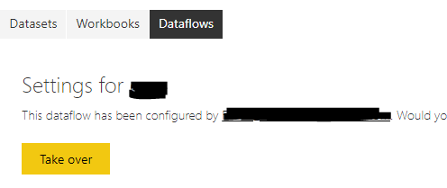 Ownership of the Dataflow - Microsoft Fabric Community