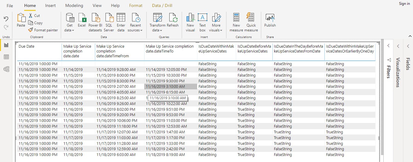 Solved: check if value in column is present in other colum ...