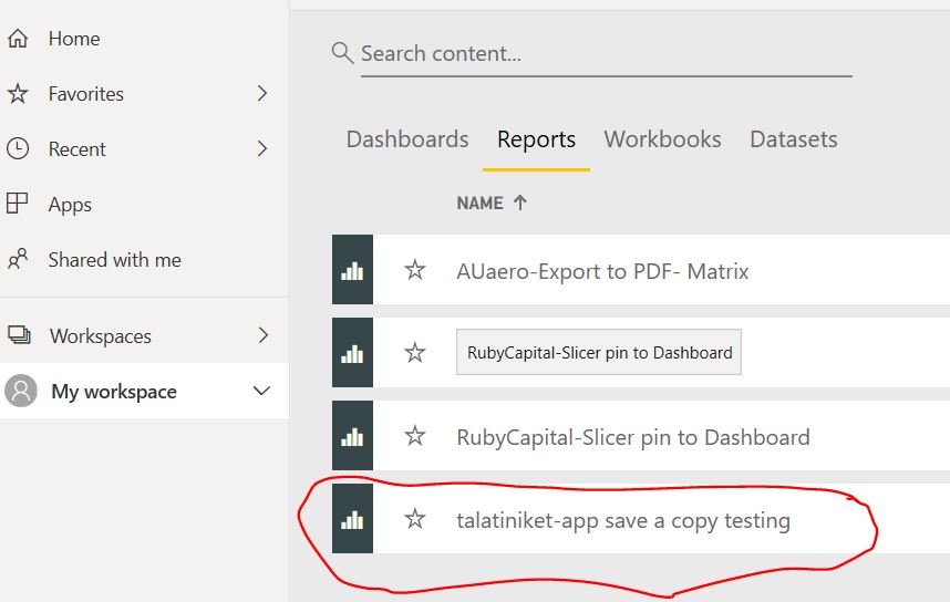 'Save a Copy' button next to a report in App - Microsoft Fabric Community