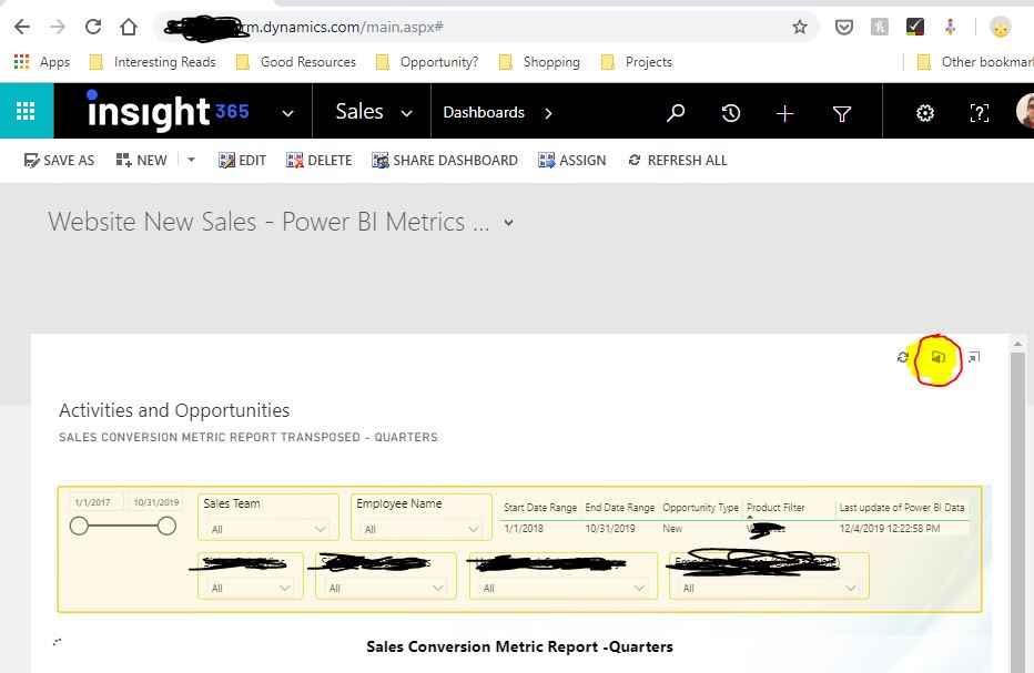 Solved: Clicking "Open in Power BI" from CRM Dashboard doe ...