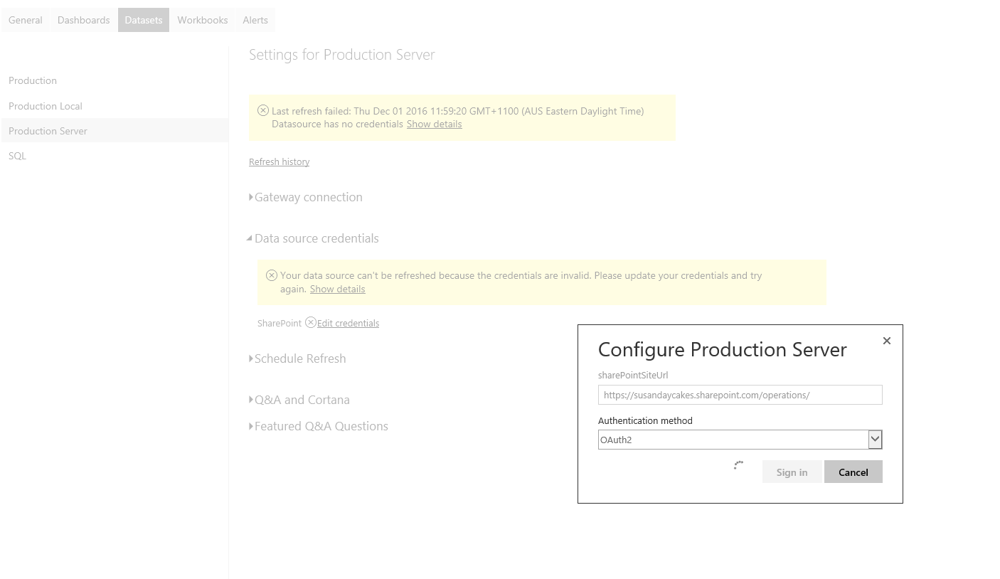 Invalid credentials on Sharepoint folder - Page 2 - Microsoft Fabric ...