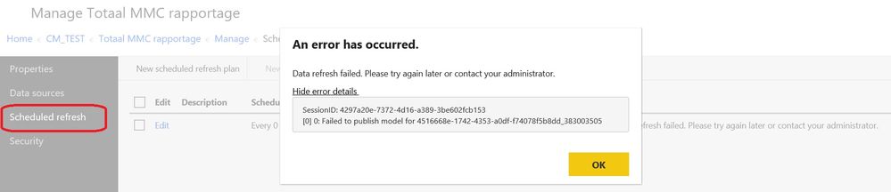 Solved Several Errors Occured During Data Refresh Microsoft Fabric Community