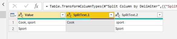 Delineate into specific columns - Microsoft Fabric Community