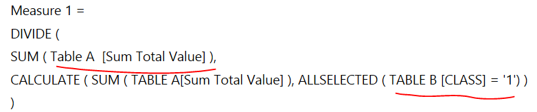Card percentage of total sum - 2 different tables - Microsoft Fabric ...