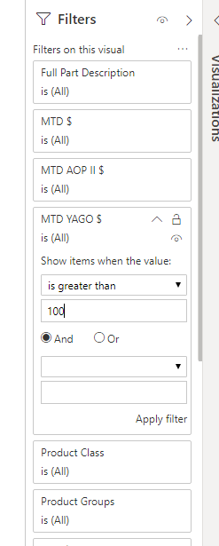 Using Filter Plane filtering with Hierarchies - Microsoft Fabric Community