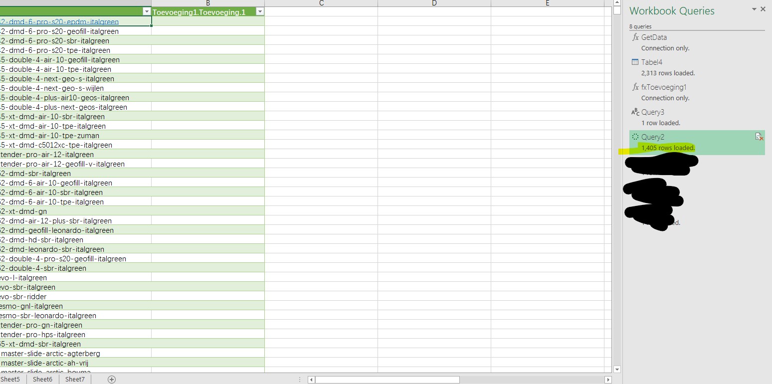 Solved: Load the query in Excel get stuck at 1009 rows and ...